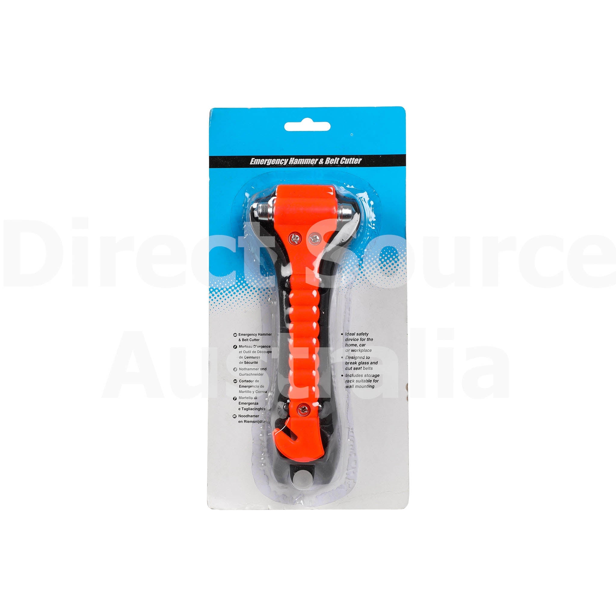 Emergency Glass Hammer - Belt Cutter | Direct Vehicle Safety